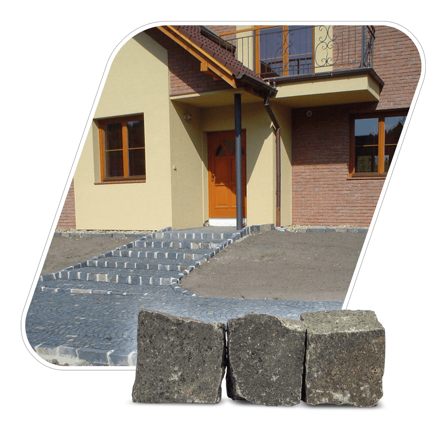 Basalt Pflastersteine 4/6 - robust & ästhetisch Vielseitig